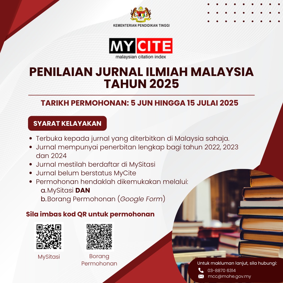 Application for the Malaysian Citation Index (MyCite) Journal ...