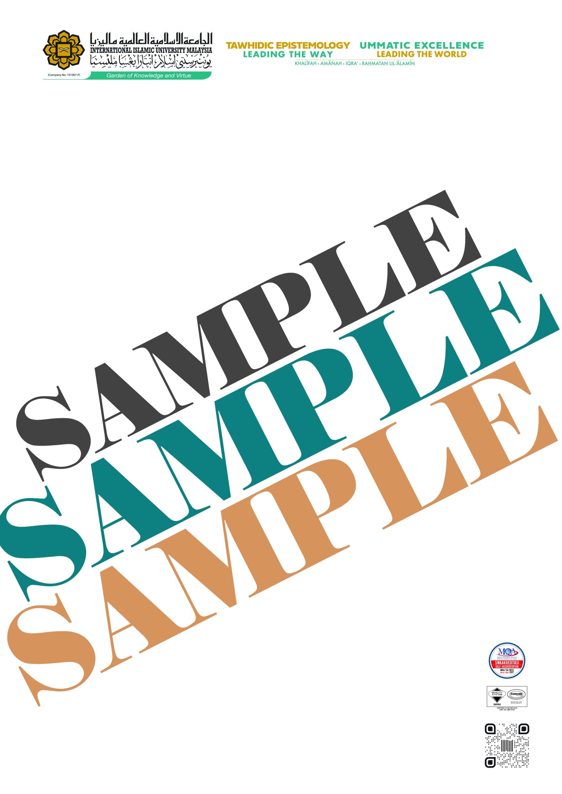 Letterhead Template – Office for Communication, Advocacy and Promotion