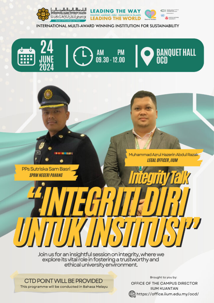 OFFICE OF KUANTAN CAMPUS DIRECTOR – OFFICE OF KUANTAN CAMPUS DIRECTOR