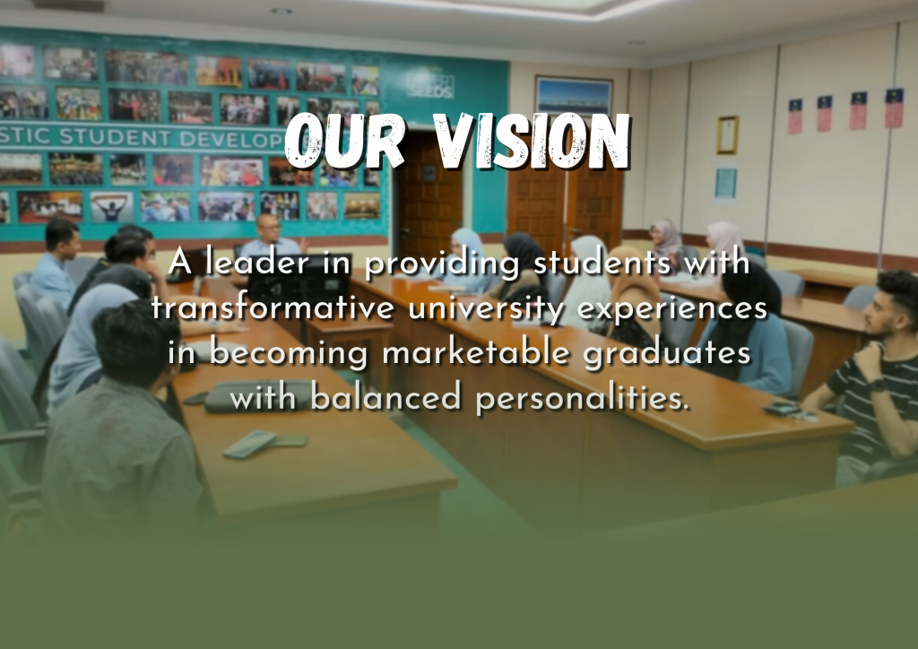 Vision – Office of the Deputy Rector (Student Development and Community ...