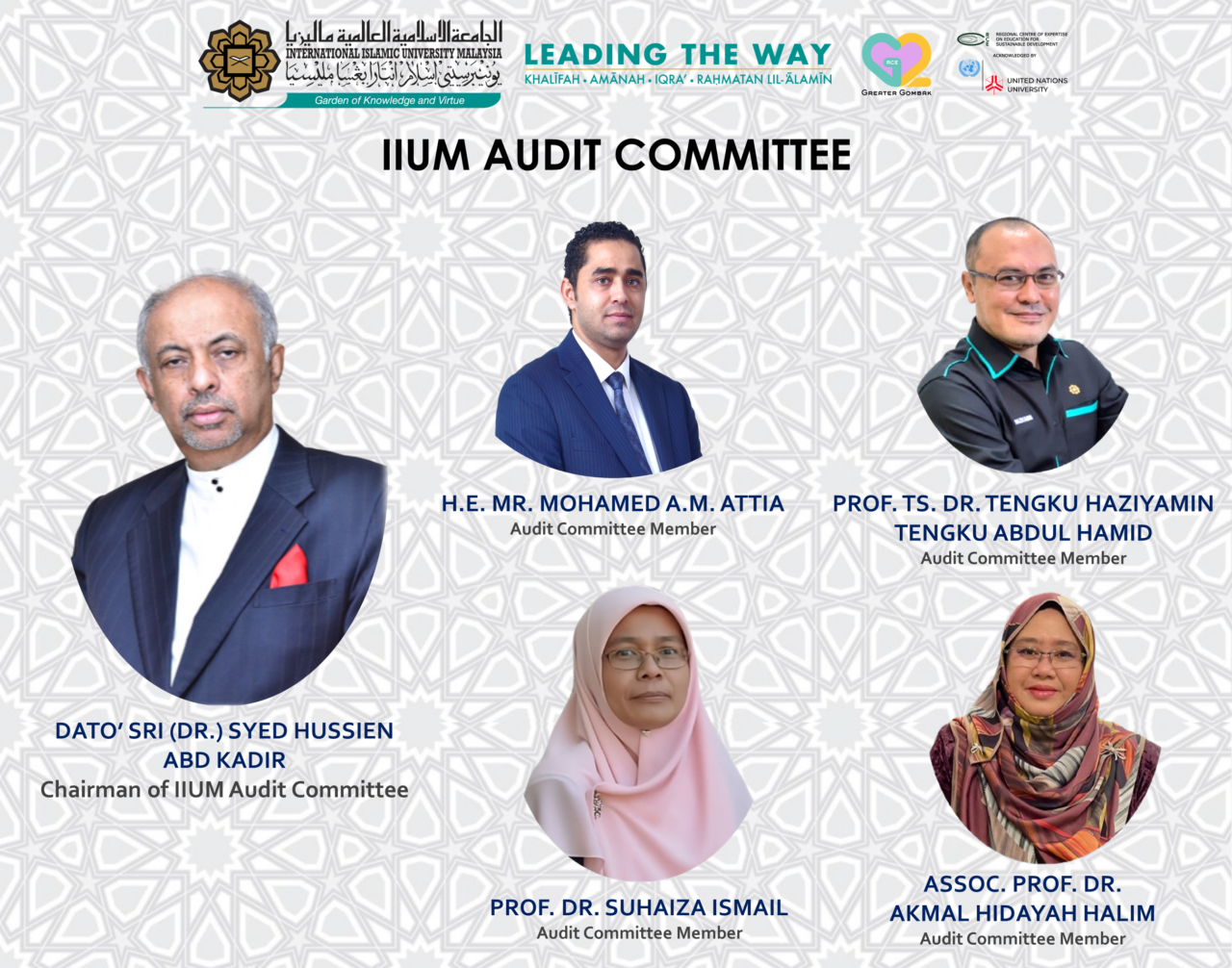 Present IIUM Audit Committee – Office of Internal Audit