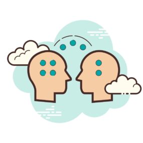 Knowledge Transfer icon in Cloud style – Office of Industrial Links