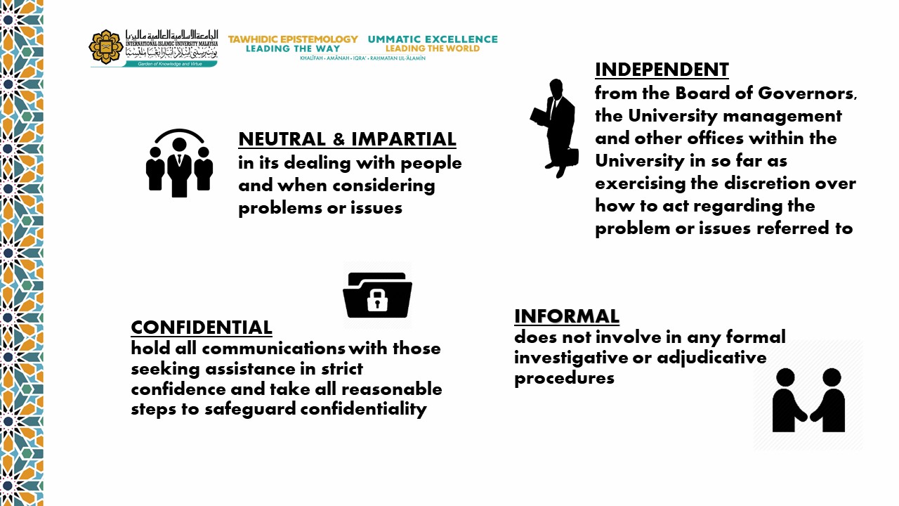 Ethical Principles – OFFICE OF OMBUDSMAN AND INTEGRITY, IIUM
